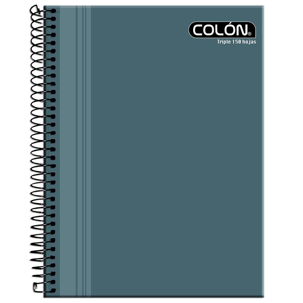 CUADERNO COLON TRIPLE 7mm 150 Hjs LISO | Sotocopias.cl